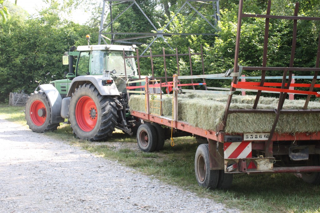 Une remorque vide... (2) - Ferme Pulvermühle